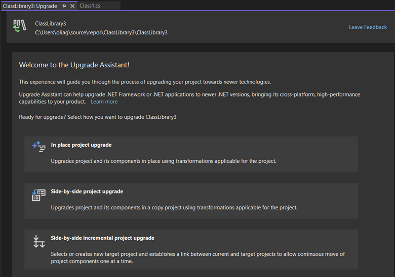 .NET-Projekte in Visual Studio upgraden | DWX Developer World