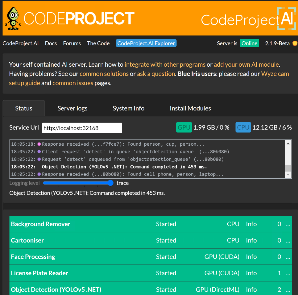 CodeProject.AI Server in neuer Version | DWX Developer World