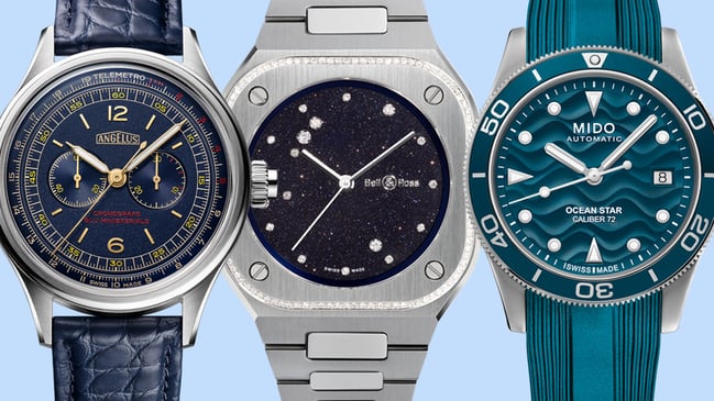 Drei neue blaue Uhren von Mido, Bell & Ross und Angelus | WatchTime