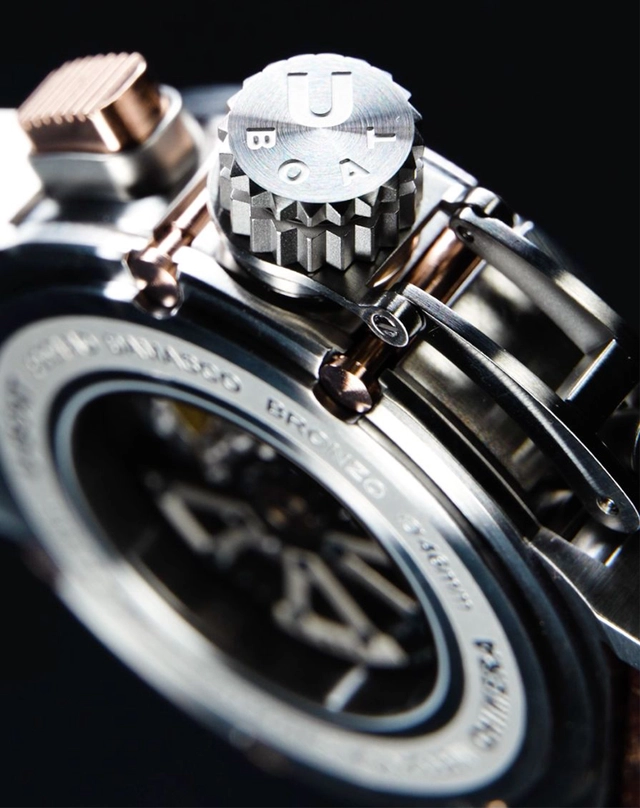 Limitierte Taucheruhr: U-Boat – Chimera Damasco Bronze | WatchTime