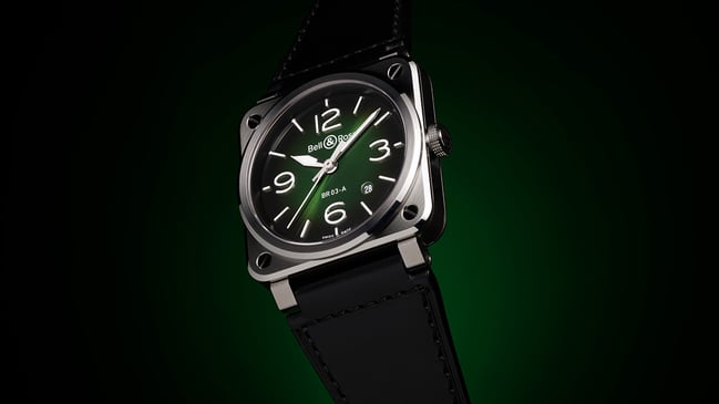 Bell & Ross BR-03 Green Steel: Instrumentoptik in sattem Grün | WatchTime